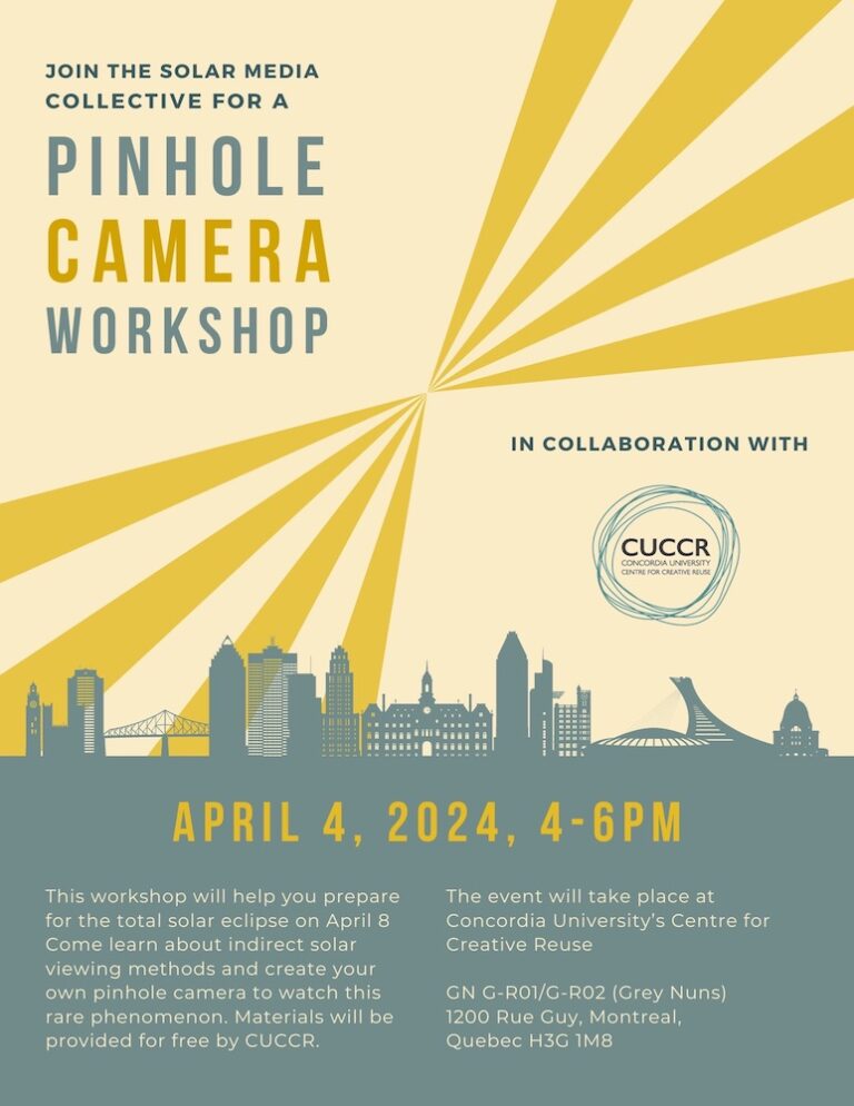 Solar Eclipse: DIY Pinhole Projector – Solar Media Collective